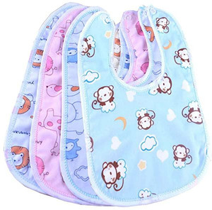 RAREGEAR Waterproof Babies Apron Super Soft Cotton Daily Use Bib (Set ...