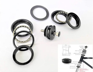 NEEMO Aluminum Alloy Bicycle External Bearing Heavy Duty Headset Cup ...