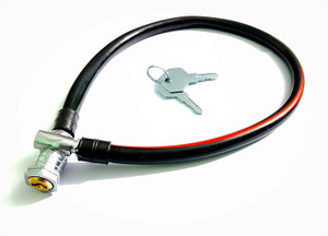 BBT Heavy Duty Cable Lock Anti-Theft Safety Lock with 2 Keys for Helmet ...