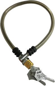 impetus Cycle 3 Key Lock Bicycle Cable Lock for Helmet Luggage MTB ...