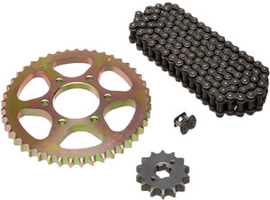 MOTOCITY CHAIN KIT BAJAJ DISCOVER DTS (SPOKE WHEEL) 42 Teeth Sprocket ...