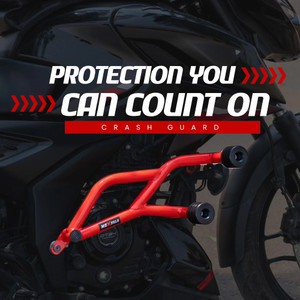 MOXZILLA PULSAR N160\N250 Crash Guard RED Price in India - Buy MOXZILLA ...