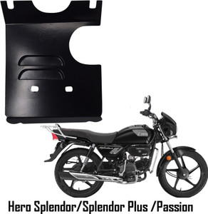 DAZZRIDE ENGINE PLATE SAFETY PLATE FOR HERO BIKES SPLENDOR+ XTEC BLACK ...