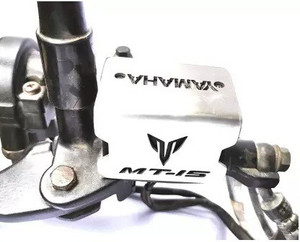 Znee Smart Brushed Stainless Steel Reservoir Disk Oil Cover For - MT-15 ...