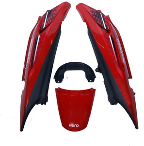 Mudsor TAIL PANEL GLAMOUR RED Bike Crash Guard Price in India - Buy ...