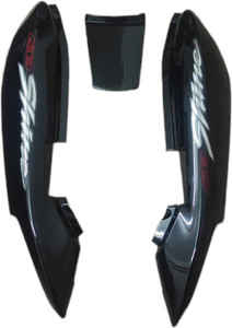 Pten Tail Panel Black Suitable For Honda CB Shine Bike Crash Guard ...