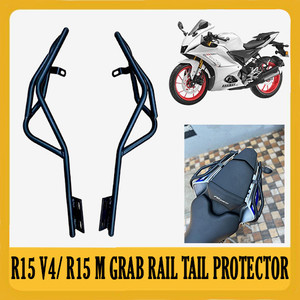 DAZZRIDE Yamaha Grab Rail Tail For Yamaha R15 V4 / R15 M BS6 Bike Crash ...