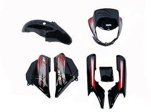 THE ONE CUSTOM Automotive Full Body Kit Hf Deluxe Latest Black Red Bike ...
