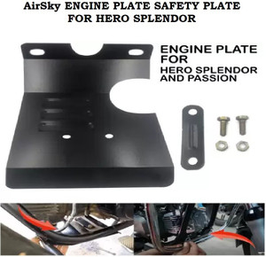 AIRSKY ENGINE PLATE SAFETY PLATE FOR HERO SPLENDOR & PASSION Bike ...