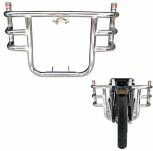 DOLSHACOB LG-18 Customized 3 Bend Bar-Rod Front Airfly Leg Guard Bike ...