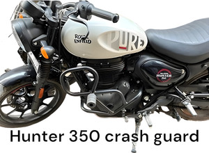 RS ACESSORIES HUB Heavy Quality RE HUNTER Crash Guard With Sliders ...