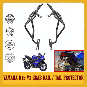 DAZZRIDE Double Coating Quality Yamaha R15 V3 Grab Rail / Tail ...