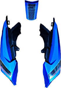 Mudsor TAIL PANEL APACHE RTR 160/180 MAT BLUE Bike Crash Guard Price in ...