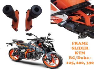 DAZZRIDE Bracket Frame Sliders for KTM Duke 125 200 390 cc Bike Crash ...