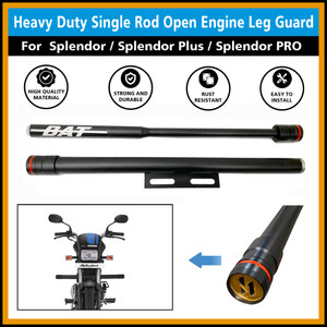 ASRYD Heavy Single Side Open Bat Rod Leg Guard for Splendor/Splendor ...