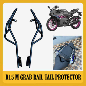 DAZZRIDE Yamaha R15 V4 /M Grab Rail Hand Grip Bike Tail Side Guard Bike ...