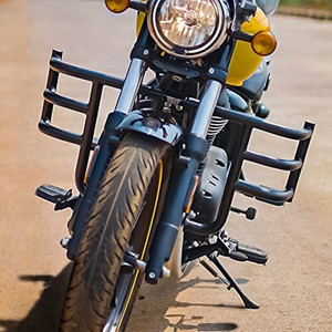 Golden Fox 02Black Airfly Engine Guard For Meteor 350 Classic Reborn ...