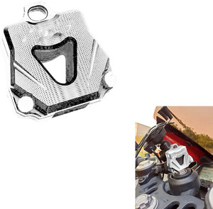 Vagary Aluminum Key Shell Decoration Silver Key Cover for Yamaha R15 V4 ...