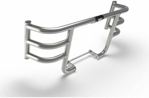 DOLSHACOB 3 Bend Bar Front Chrome Safety Leg Guard Bike Crash Guard ...