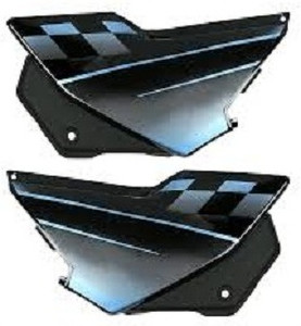 TAWAR ENTREPRISE Side Panel For Glamour Old Model (Black/Blue) Bike ...