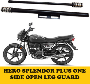 DAZZRIDE One Side Open Leg Guard for Hero Splendor Heavy Protection ...