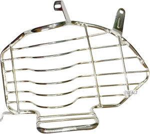 MJAuto Bike Side Saree Guard with Foot Rest Chrome Compatible with ...