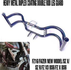 imad HEAVY METAL DOUBLE ROD LEG GUARD Bike Crash Guard Price in India ...