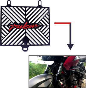 ASRYD Motorcycle BAJAJ PULSAR NS200/RS200 Radiator Guard Protect Bike ...