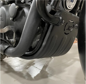 Autobrand Black Premium Heavy Quality Engine Guard,Sump Guard for RE ...