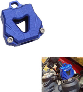 Vagary Aluminum Key Shell Decoration Blue Key Cover for Yamaha R15 V4 ...