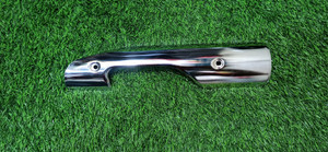 MACH7 ROYAL ENFIELD BEND PIPE PLATE CHROME STRONG MATERIAL Bike Exhaust ...