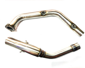 acube mart R15 V3/V4/M/MT 15 bs6 bend pipe Yamaha R15 Slip-on Exhaust ...