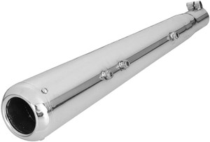 Ridefit Megaphone Chrome Glasswool Exhaust silencer Royal Enfield ...