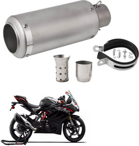 Vagary Stainless Steel Slip On 51mm Exhaust for TVS Apache RR 310 TVS ...