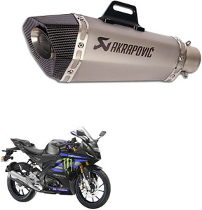 Vagary Silver Akraphovic ExhaustWith DB Killer for Yamaha R15 M Yamaha ...