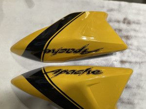 A.A.I Apache RTR 160 180 Tank cover (Yellow) Bike Fairing Kit Price in ...