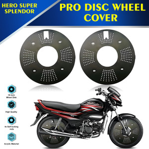 Atoray Full Acrylic Bike Wheel Cover 18 Inch Set of 2 (Black) Hero ...