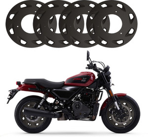 ASRYD 17 Inch 4 Pcs ABS Plastic PRO Disc Bike Wheel Cover For Harley ...