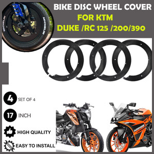 AXWee Bike Pro Disc Wheel Cover (ABS Plastic) for KTM DUKE RC 125/200 ...