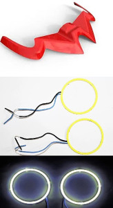 VermsBikers Bajaj Pulsar RS 200 Winglet (red) with RS 200 White LED ...
