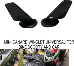 imad NEW MINI CANARD WINGLET UNIVERSAL Bike Fairing Kit Price in India ...