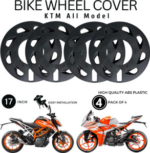 SRPHERE Carbon Finish Set Of 4 Pro Disc New Wheel Cover 17 Inch For KTM ...
