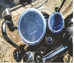 Gogna Mart Speedometer Screen Protector, Scratch Guard for RE Meteor ...