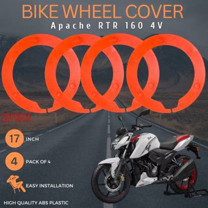 somefly 17 Inch ABS Plastic PRO Disc Wheel Cover For TVS APACHE RTR 160 ...