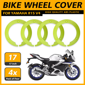 ASRYD 17 Inch PRO Disc Wheel Cover For YAMAHA R15 V4 Green Color Bike ...