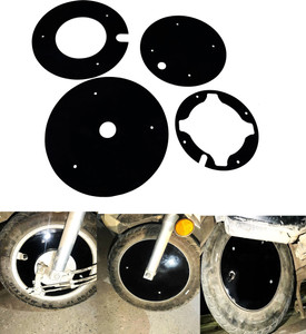 acube mart Acrylic WHEEL DISC cover for 10 inch wheel universal for all ...