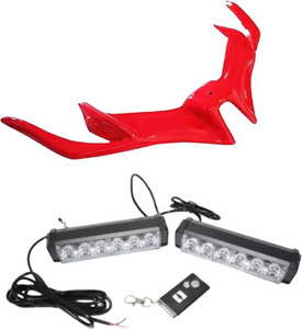 Gogna Mart Aerodynamic Winglets Bike Wings for Yamaha R15 V3,led fog ...