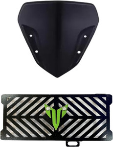 Dynamo Yamaha MT 15 Radiator Grill/Guard with neon badge , mt 15 ...
