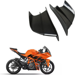 Vagary Black Bike Wings Side Winglet for KTM RC 390 Bike Fairing Kit ...