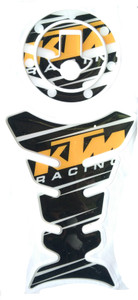 RoyalWolf 001-ktm Tank Pad & Fuel Cap Sticker Combo Scratch Protector ...